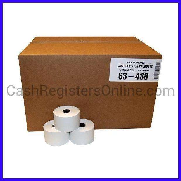 44mm x 150' Bond Paper Rolls- 100 rolls - from Cash Registers Online