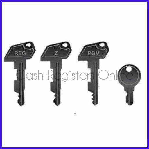 Royal Cash Register Key Set - 4 Keys - Cash Registers Online